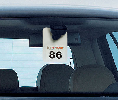 Numbered tags for vehicle identification – Key Vigilant – Control y ...